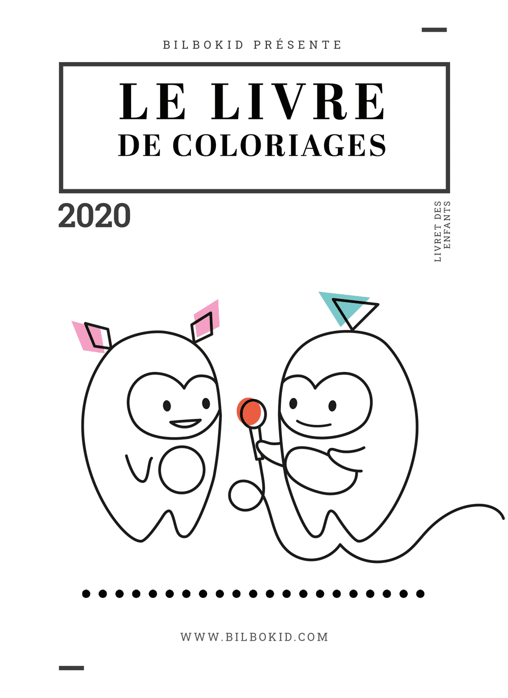 Un livret de coloriages Bilbokid à télécharger gratuitement
